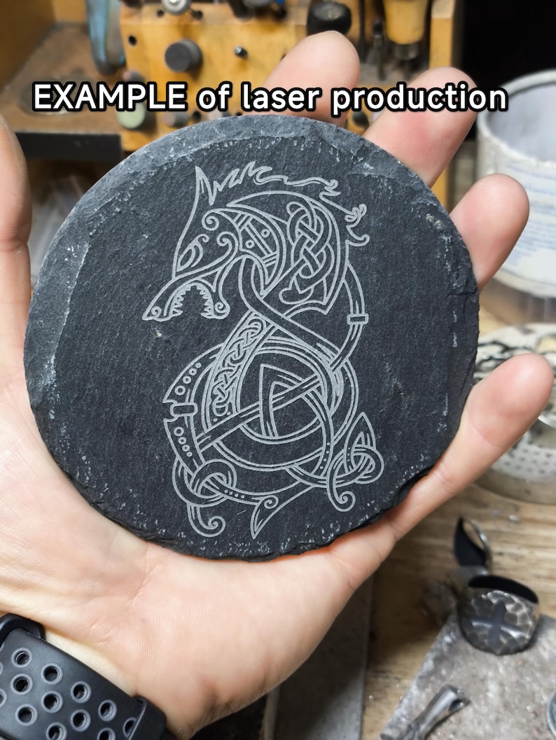 Fenrir Viking Wolf Vector SVG for Laser Engraving (digital Download ...