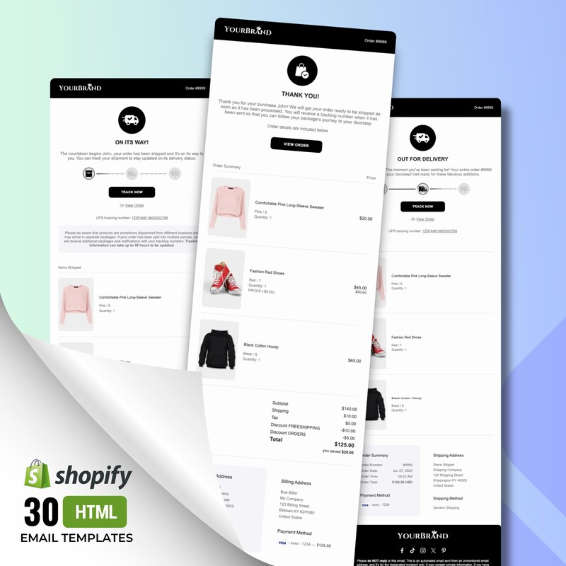 Shopify Website Templates - Etsy