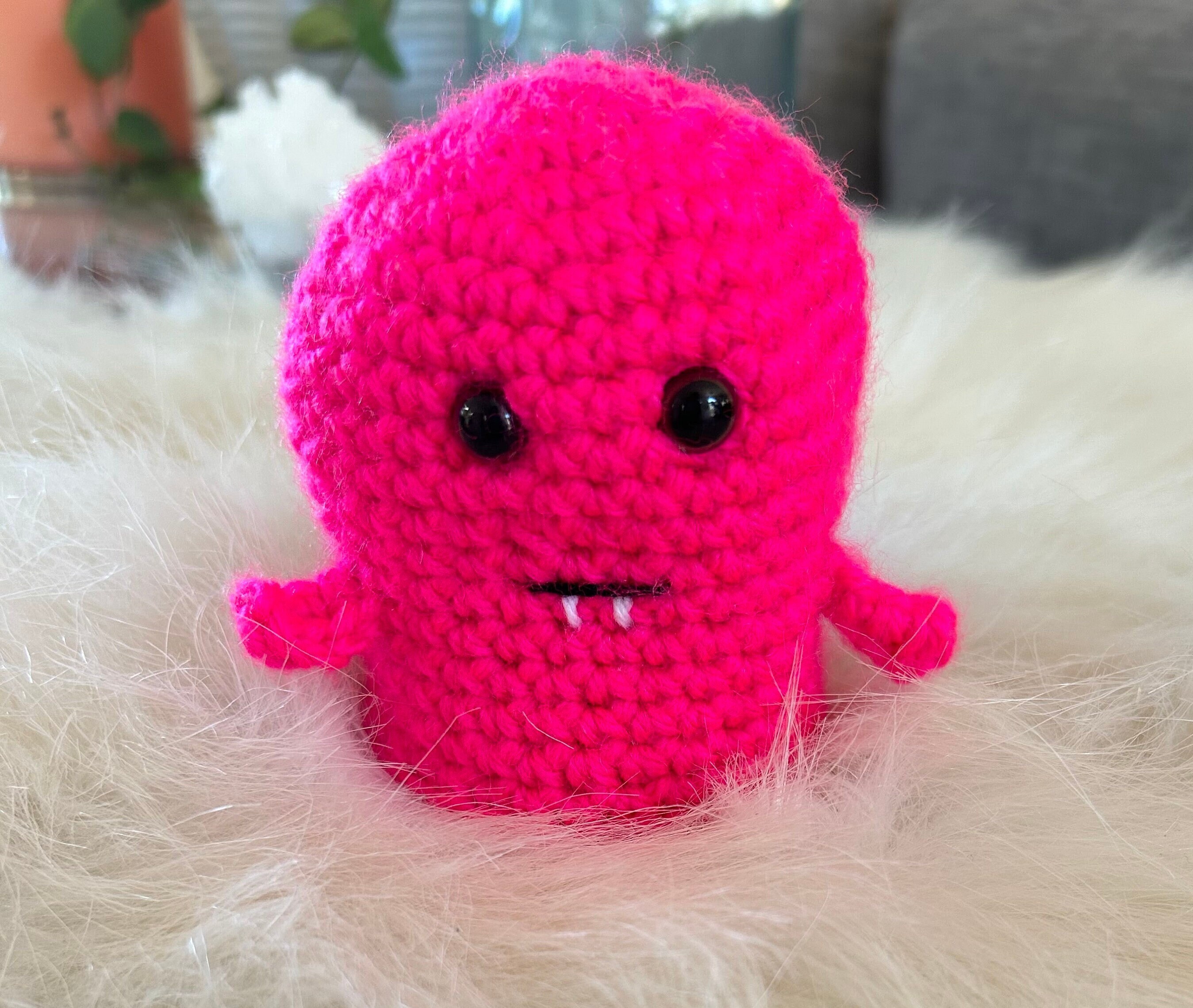 Amigurumi Mini Monster, Crocheted Monster - Etsy