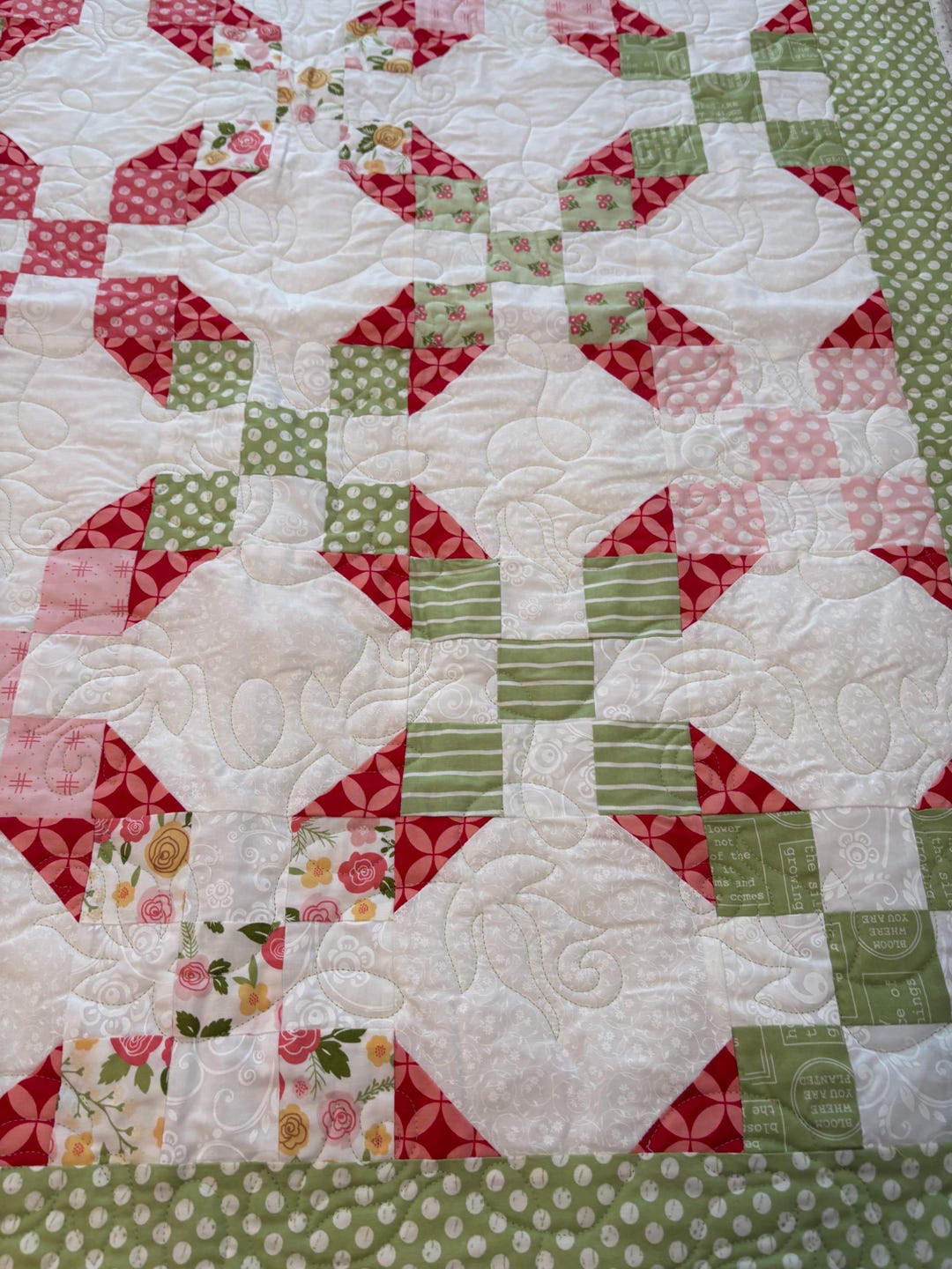 Strawberry Fields Lap Quilt - Etsy