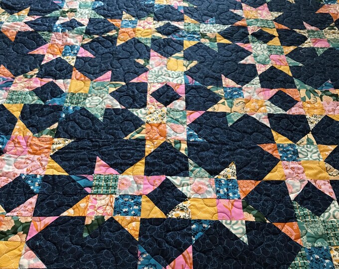 Twilight Stars Lap Quilt - Etsy