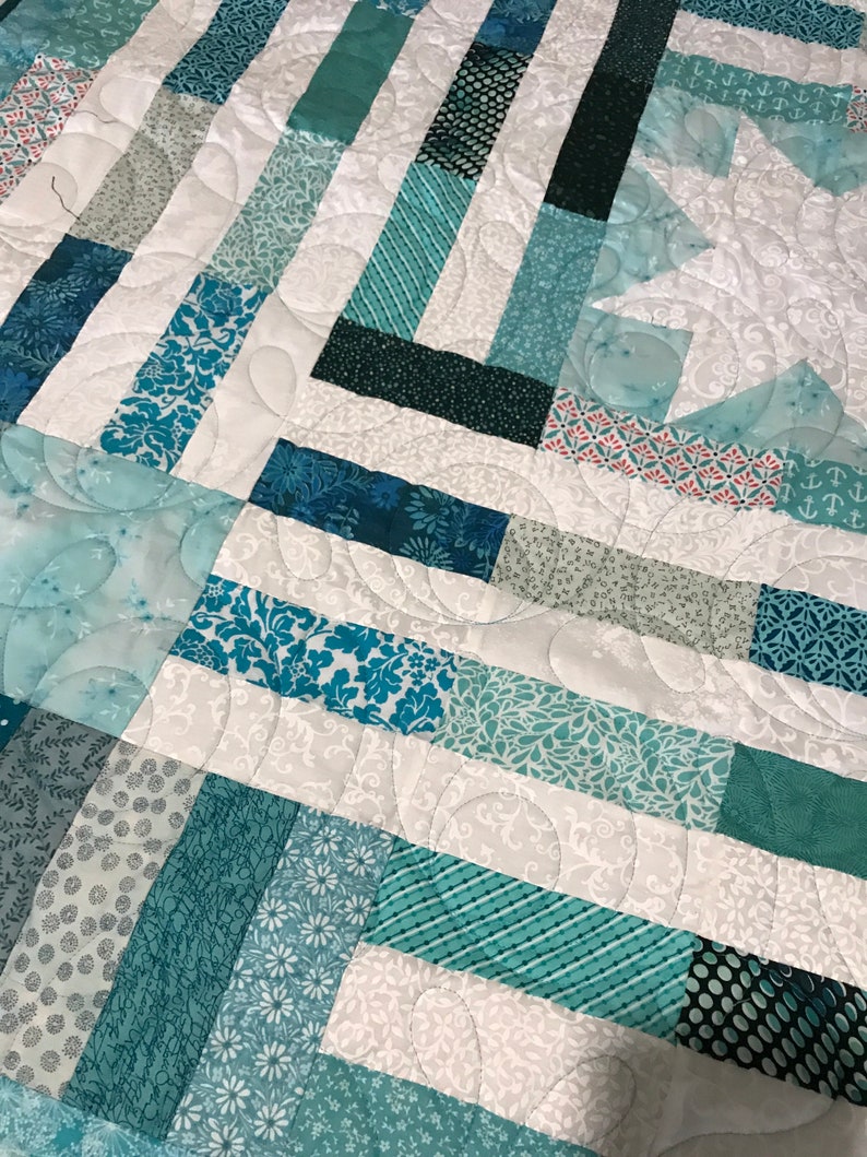 Agua Star Lap Quilt - Etsy