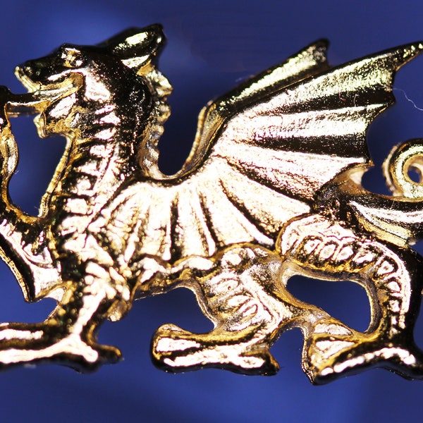 Welsh Dragon Brooch - Etsy