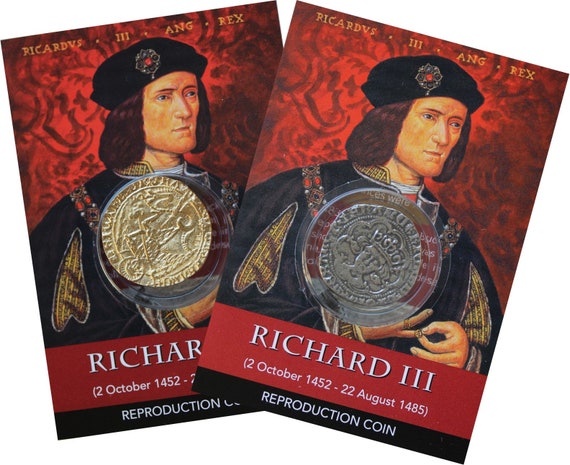 REPRODUCTION Medieval Coin Richard III Gold Plated ANGEL & - Etsy