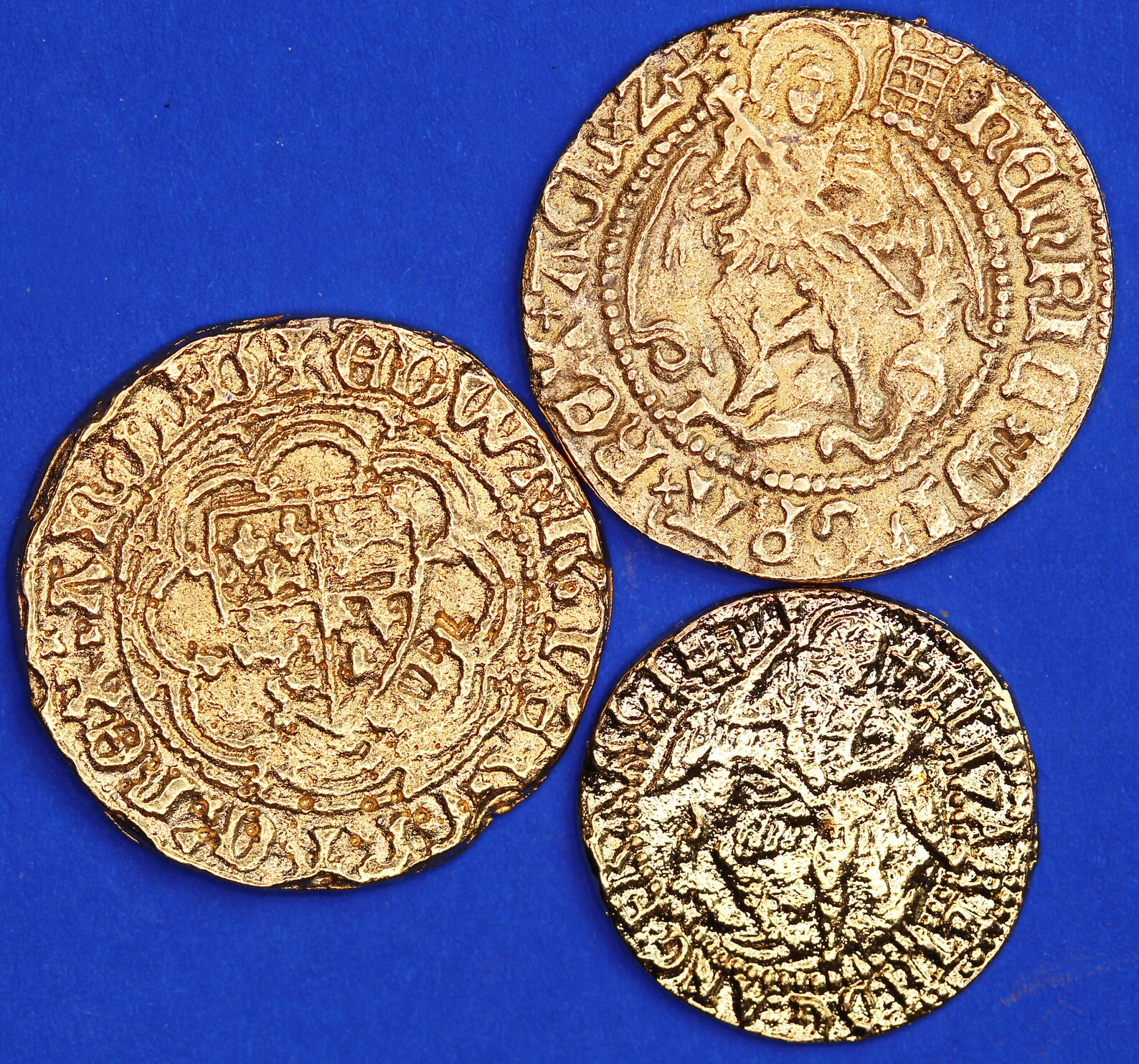 3 REPRODUCTION Gold Medieval & Tudor Coins Edward III - Etsy UK