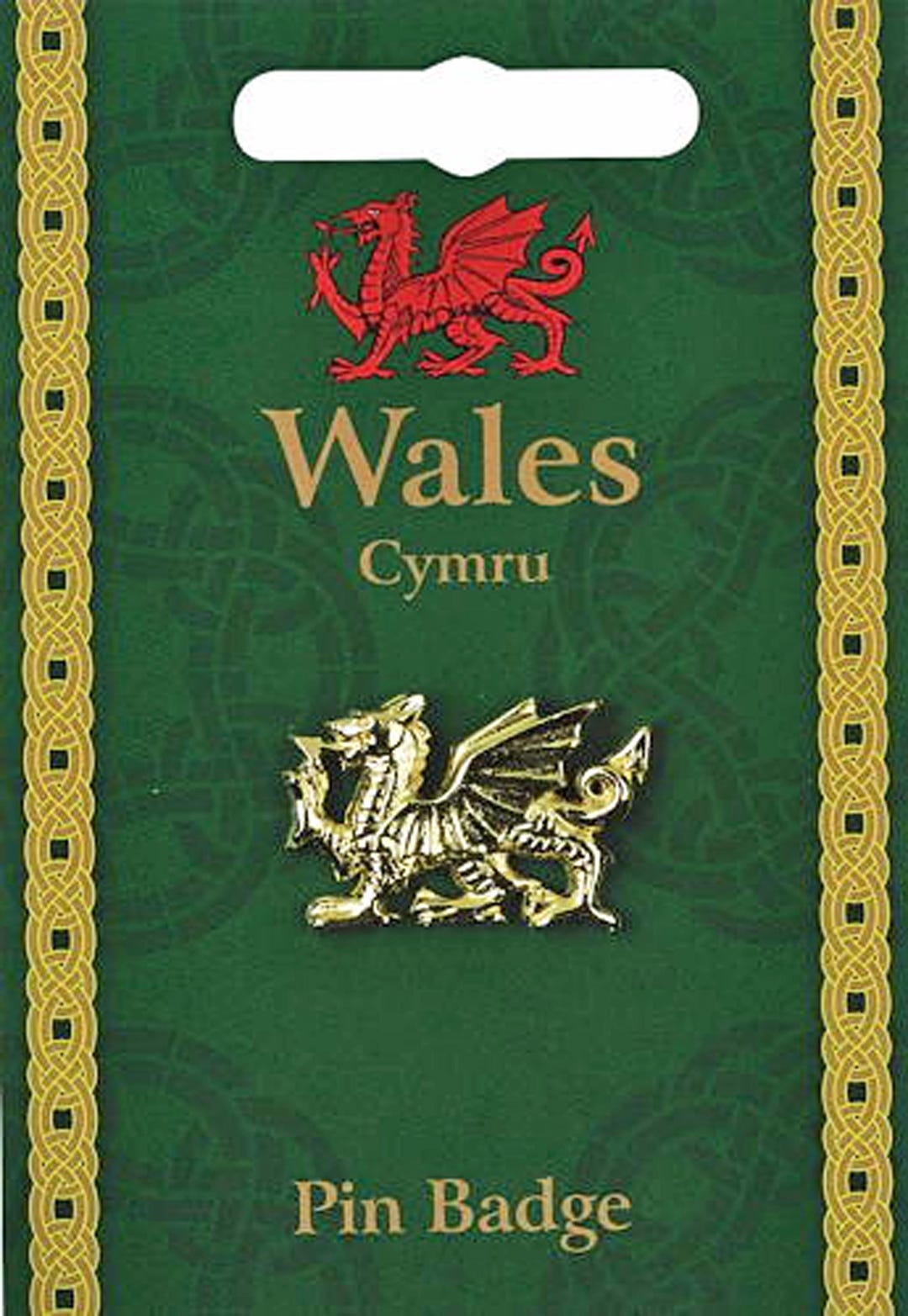Welsh Dragon Pin Badge - Gold Plated, Wales Cymru *[WDGPIN] - Etsy