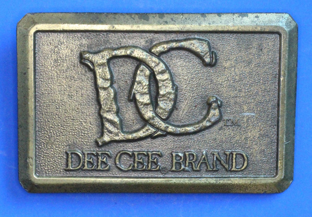 Vintage Belt Buckle DC Dee Cee Brand USA Made, for 1 1/2 Inch Belt [05/ ...