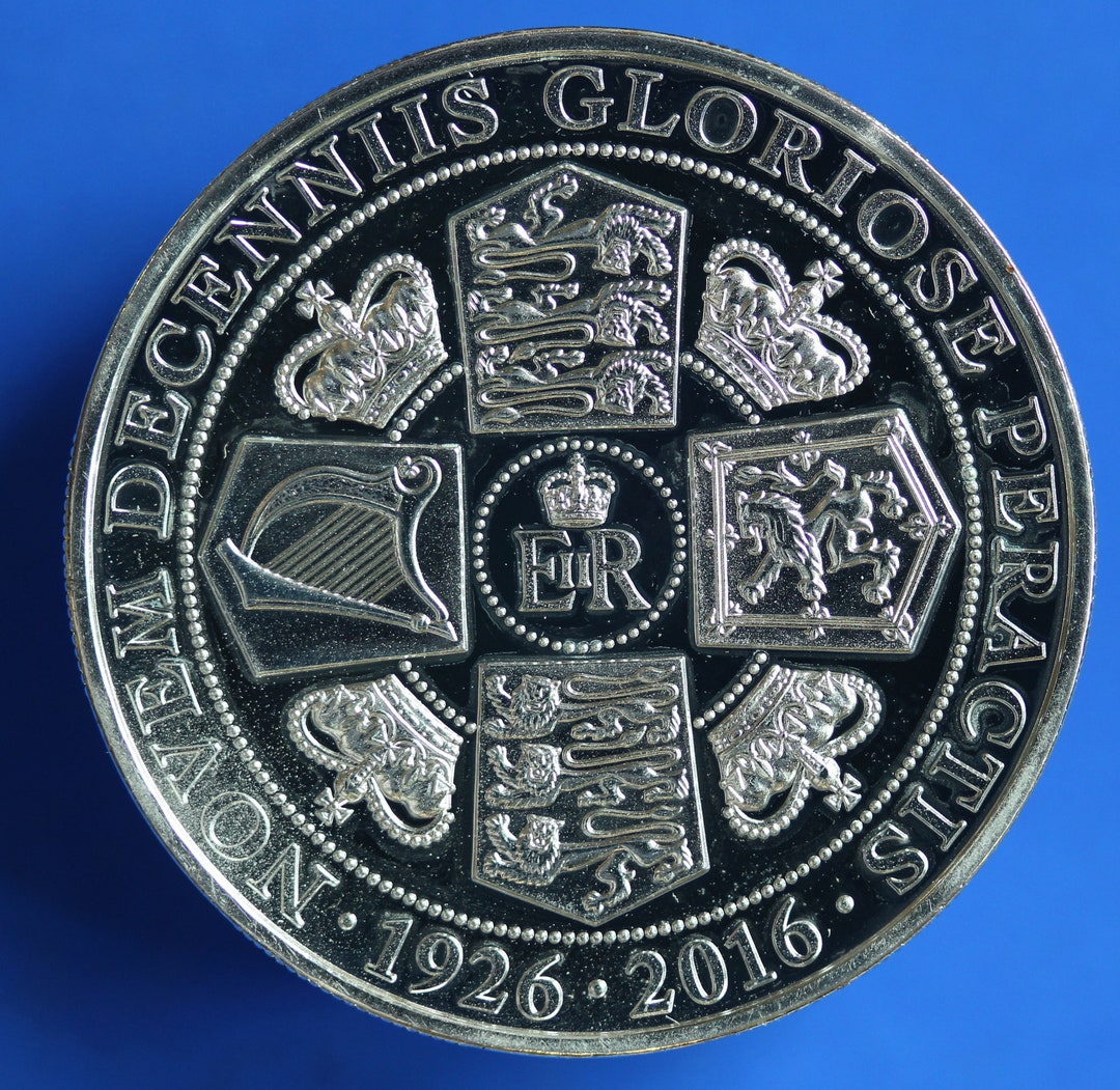 2016 Gibraltar Elizabeth II 90th Half Crown Silver Plated Coin [07/24 ...