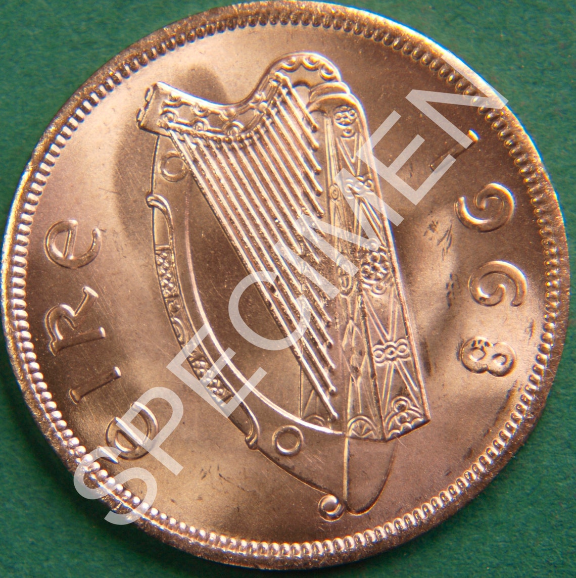 GENUINE 1968 Irish Pennies 1d EIRE Ireland aUNC coins | Etsy