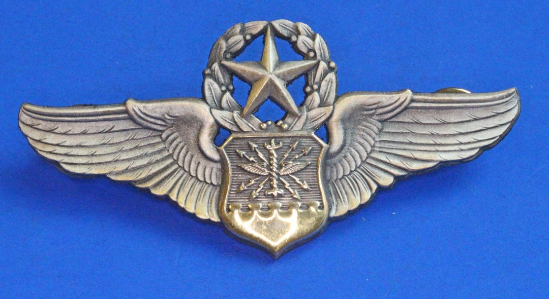 1960s USAF Command Pilot Navigator/aircraft Observer Wings 3 Inch [04/ ...