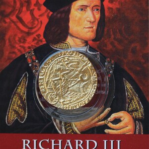 REPRODUCTION Medieval Coin Richard III Gold Plated ANGEL in Information ...