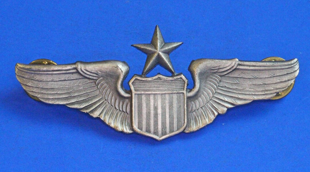 1960s USAF Senior Pilot's Wings Badge 3 Inch [05/25 32119] - Etsy