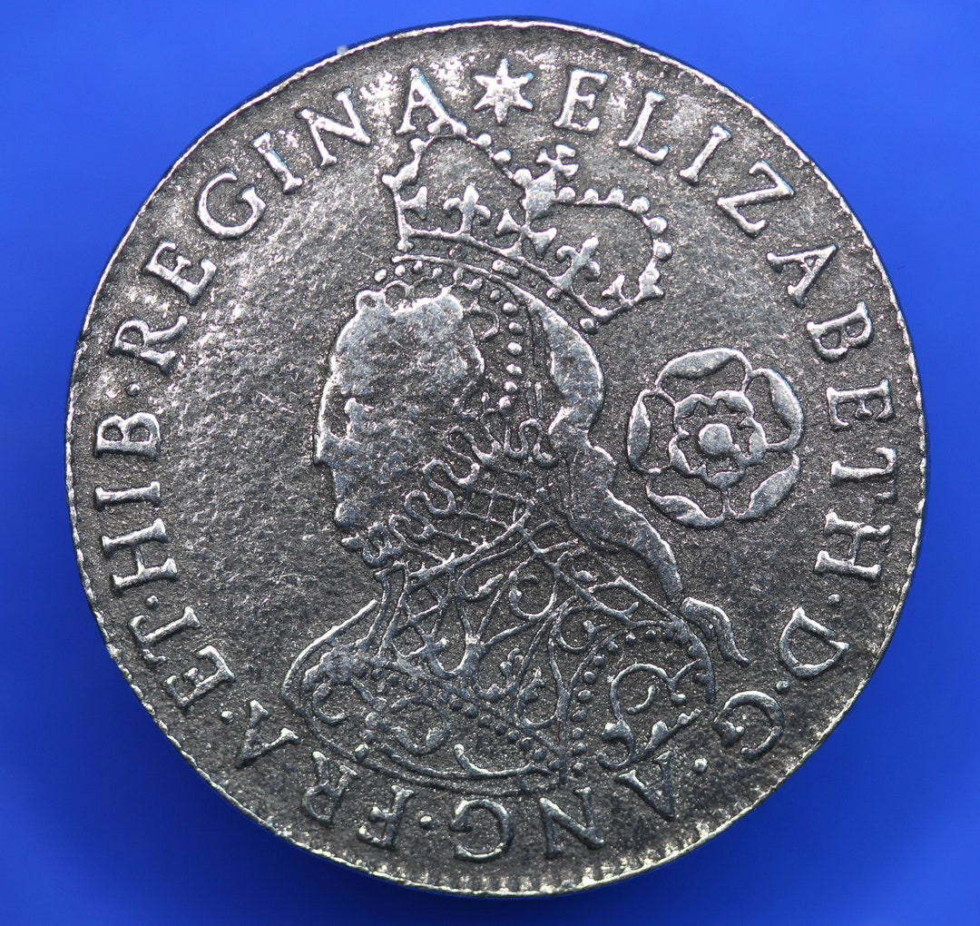 REPRODUCTION 1562 Elizabeth I Sixpence 6d Coin 24mm [e16d] - Etsy