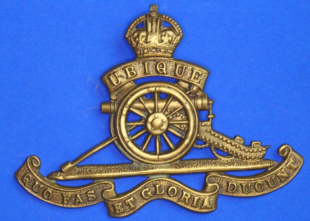 British Army Vintage World War 1 WW1 Artillery Regiment Cap Badge, No ...