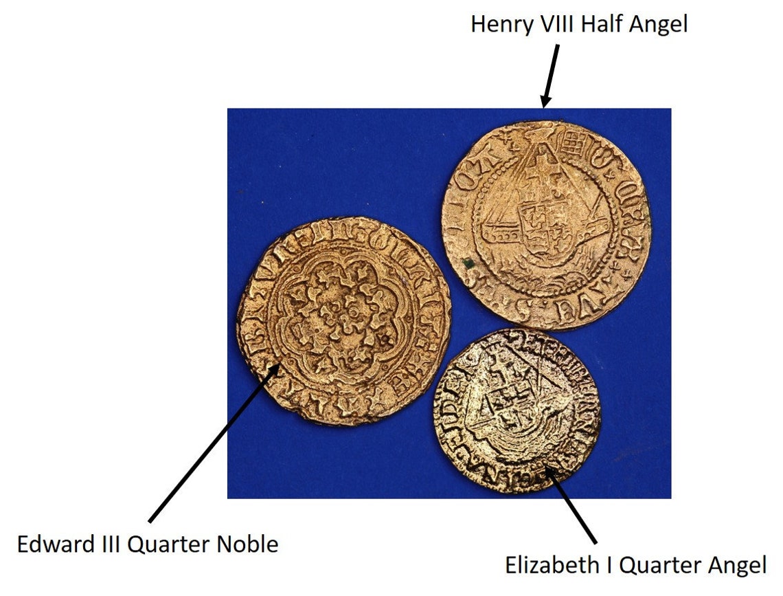 3 REPRODUCTION Gold Medieval & Tudor Coins Edward III - Etsy UK