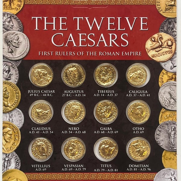 Augustus Caesar Gold Coin - Etsy New Zealand