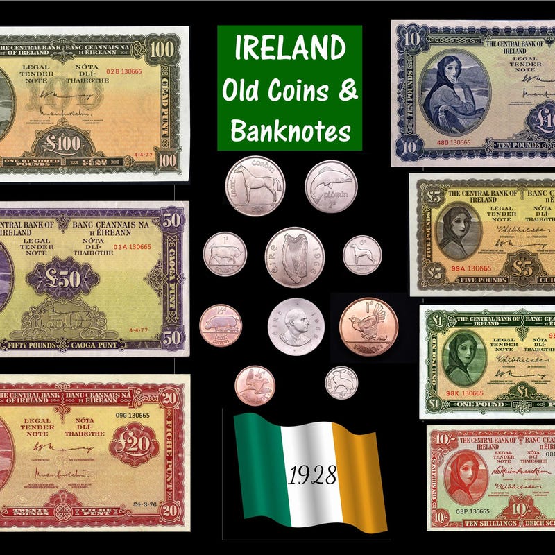 Vintage Irish Coin - Etsy