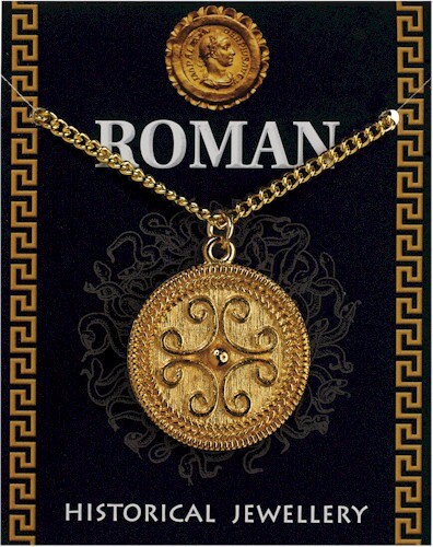 Roman Filigree Scroll Pendant Gold Plated With Information | Etsy