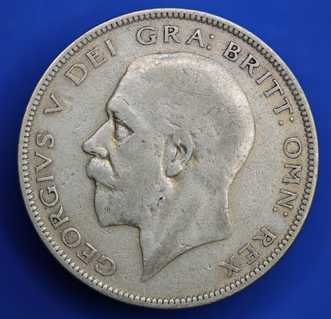 GENUINE British Coin - 1936 George V Half Crown, 50% Silver Coin [R01 ...