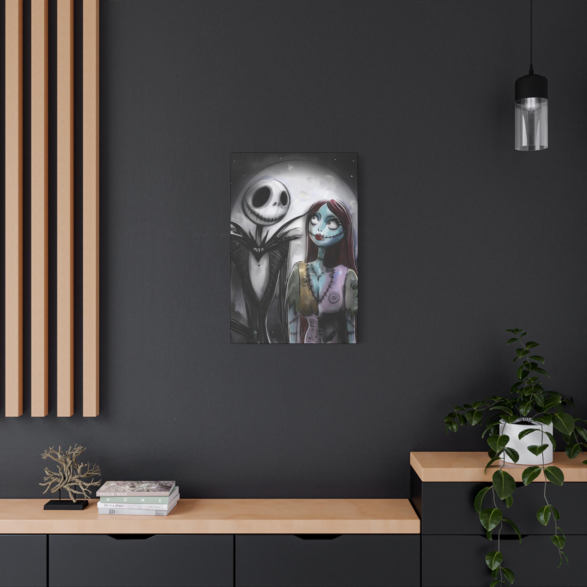 Jack and Sally Digital Painting - Etsy