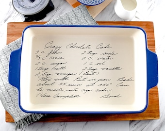 Personalized Pie Plate Made by Your Favorite Baker, Custom Pie Pan ...