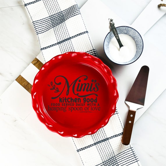 Personalized Pie Plate Engraved Pie Dish Gift for Baker - Etsy