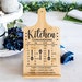 Custom Recipe Stand for Kitchen Conversion Personalized Cookbook Holder ...