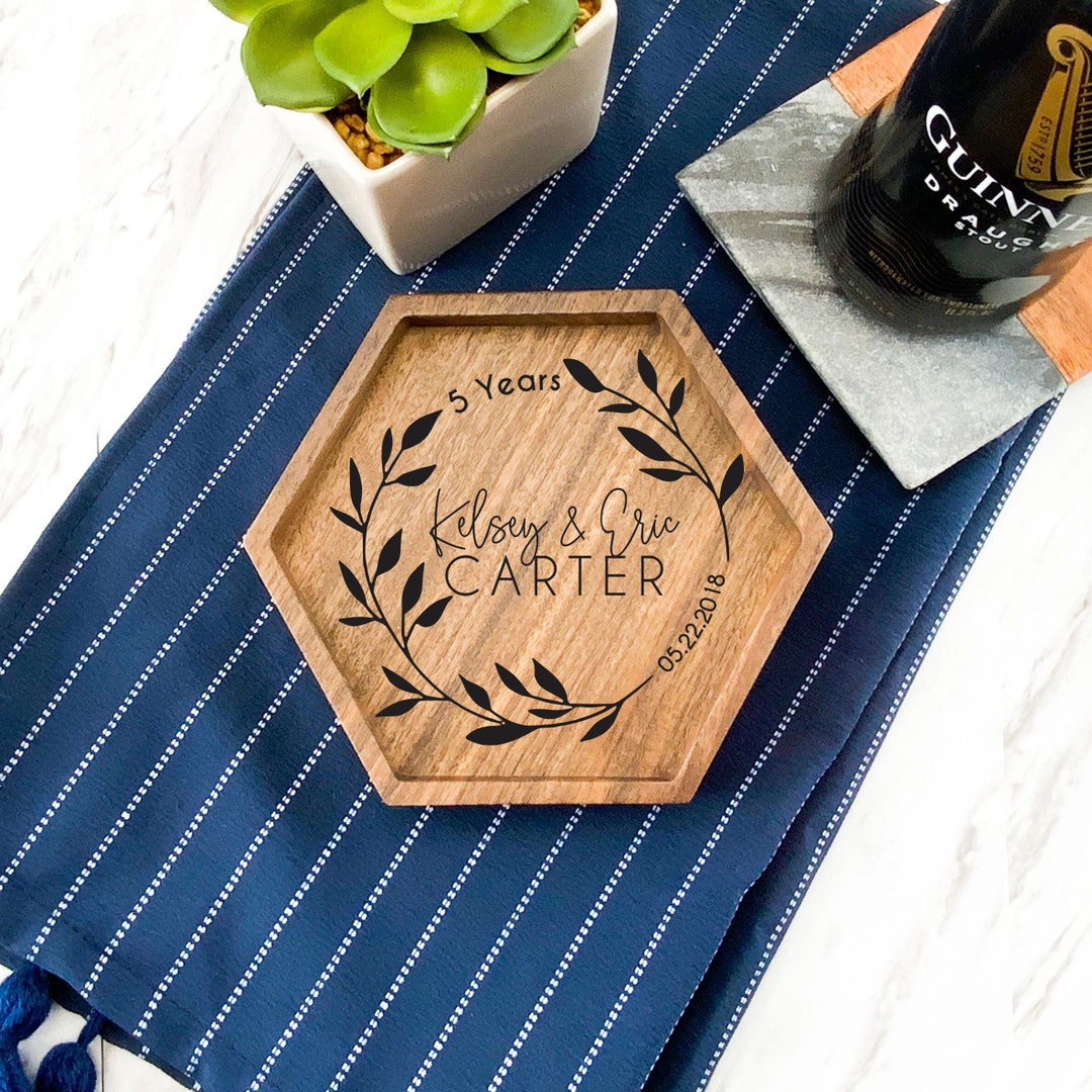 Wood Ring Tray for Her, Anniversary Gift, Gift for Her, W Wood ...