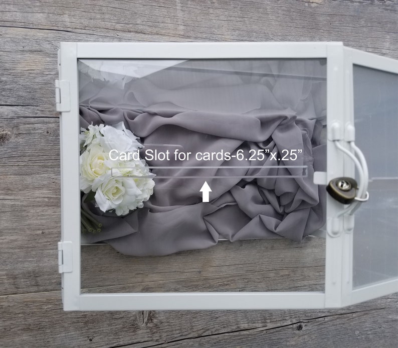 Wedding Card Box With Lock Personalized Card Holder - Etsy