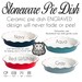 Personalized Pie Plate Pregnancy Announce Gender Reveal Pregnancy ...