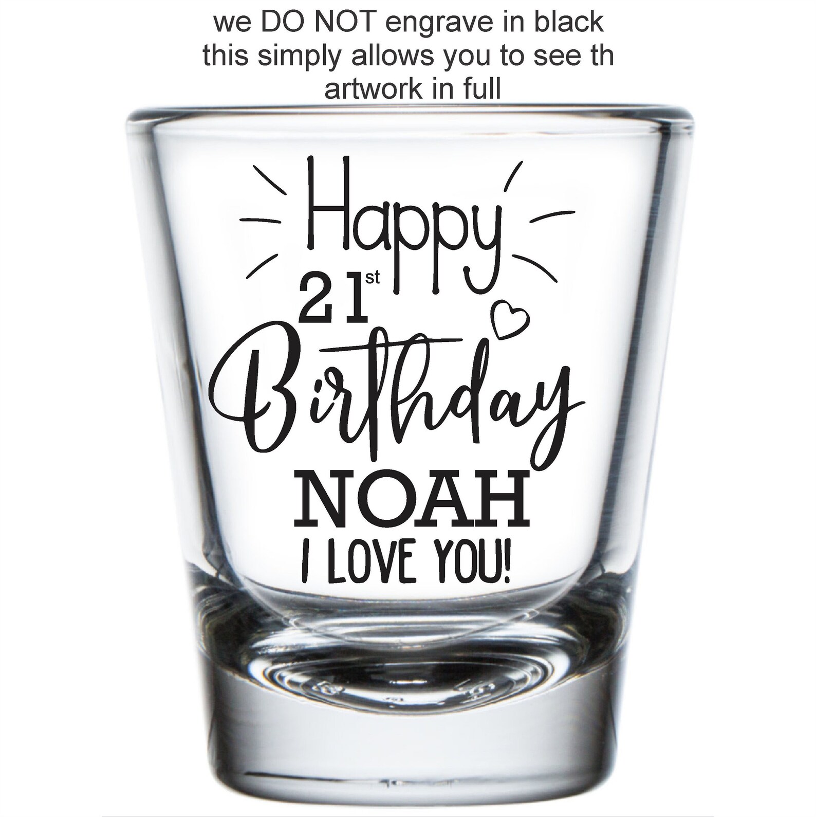 21st Birthday Gift Finally 21 Shot Glass Legal AF Shot - Etsy