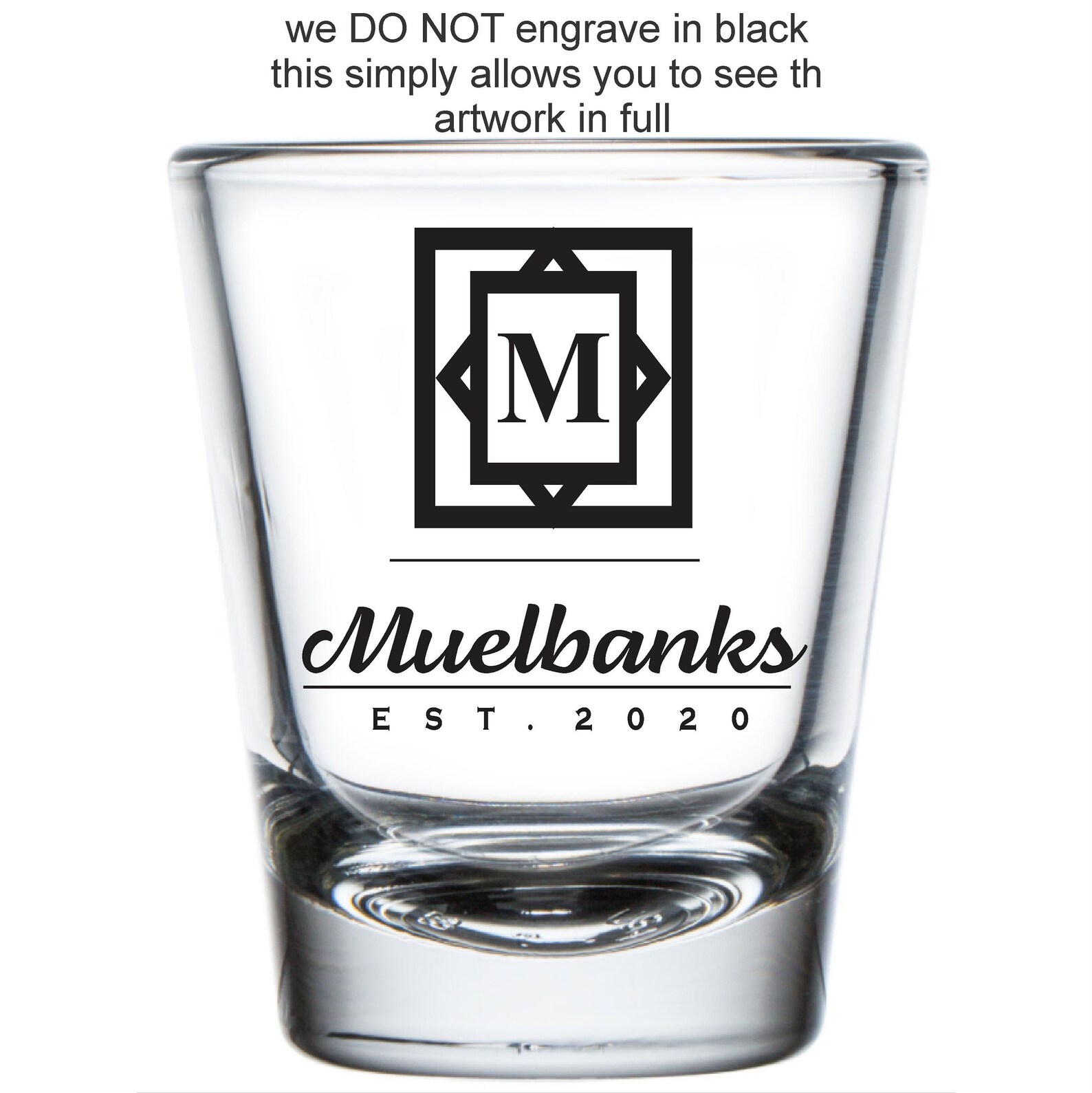 Personalized Shot Glass | Engraved Initial & Name Barware - Etsy