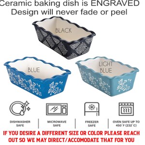 Engraved Bread Pan Hand Written Recipe Recipe Pan Engraved Baking Dish ...
