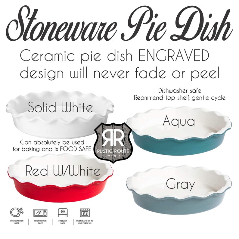 Personalized Pie Plate Hand Written Recipe Favorite Recipe - Etsy