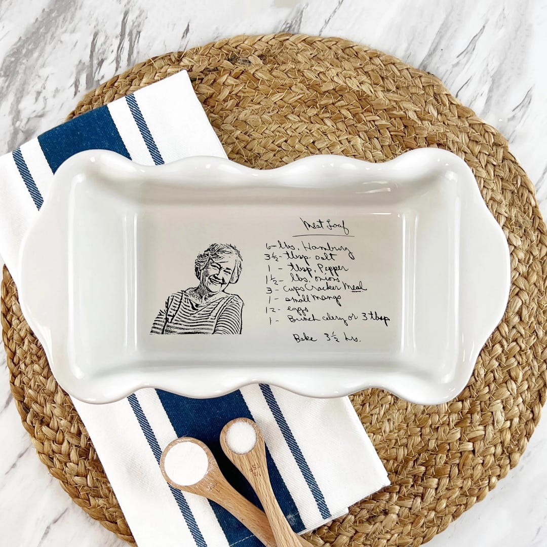 Engraved Bread Pan | Hand Written Recipe | Recipe Pan | Engraved Baking ...