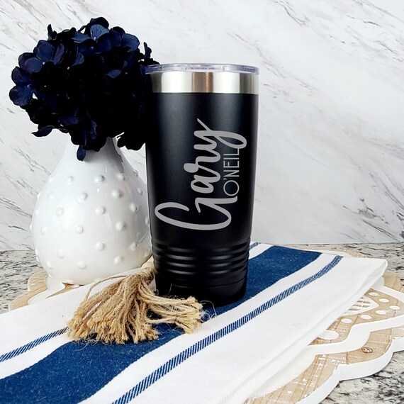 Laser Engraved Coffee Tumbler for Him Stainless Tumbler - Etsy