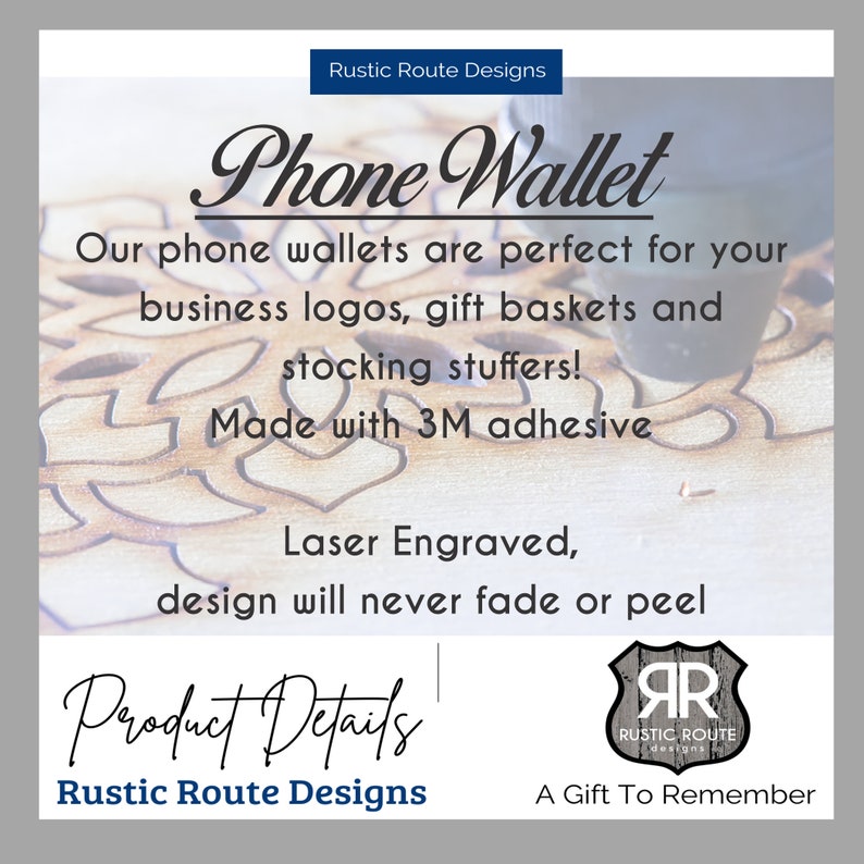 Card Wallet With Ring Personalized Leather Phone Wallet - Etsy