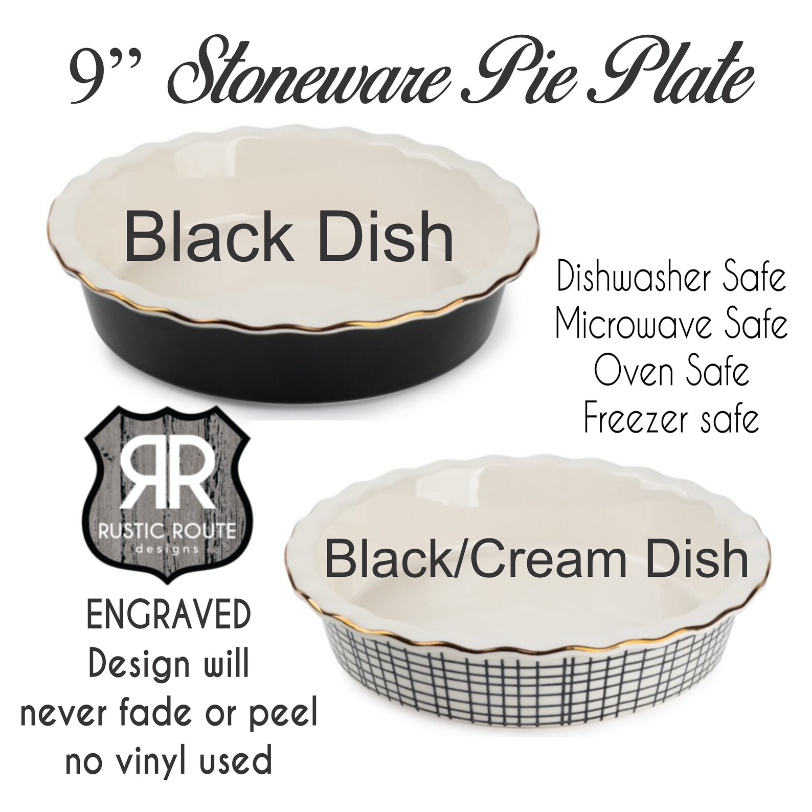 HANDWRITING GIFT Handwritten Recipe Customized Pie Plate - Etsy