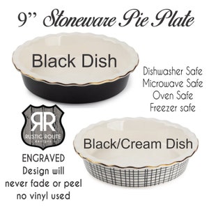 Personalized Pie Plate Hand Written Recipe Favorite Recipe | Etsy