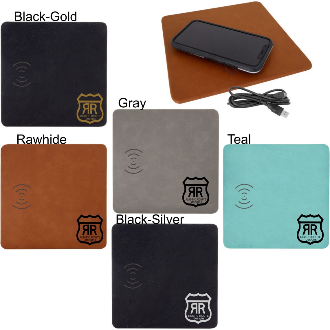 Personalized Charging Pad Wireless Charging Mat Iphone | Etsy