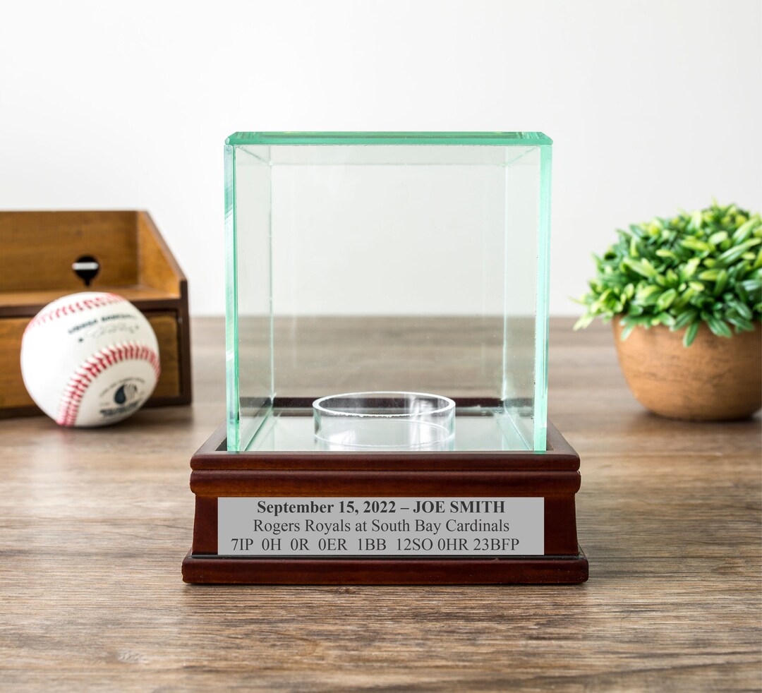 Personalized Baseball Display Case | Baseball Game Ball Display Case ...