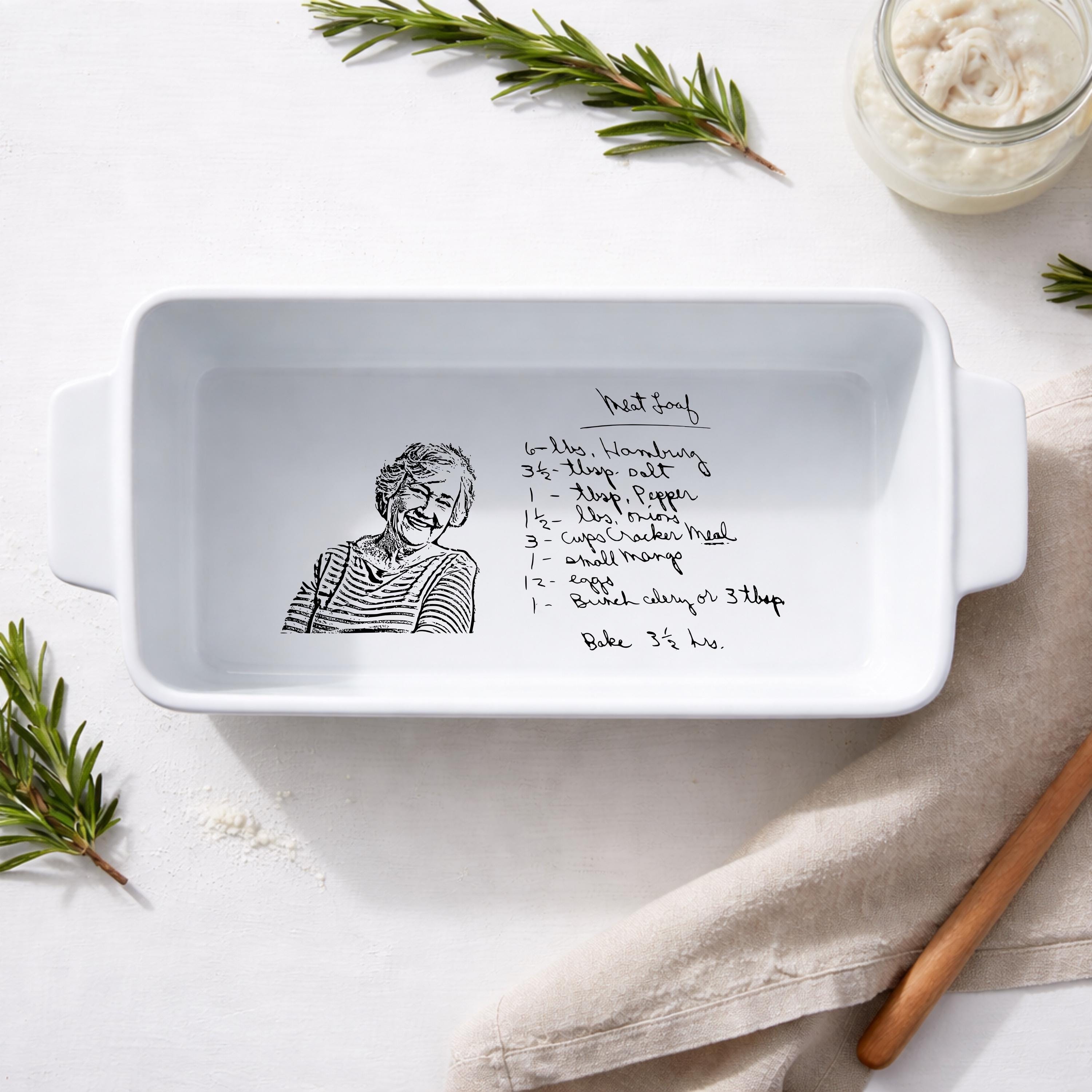 Custom Loaf Pan | Hand Written Recipe | Recipe Pan | Engraved Baking ...