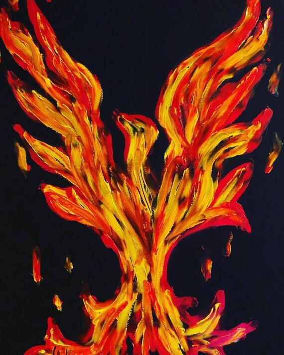 Fire Finger Painting How Painter Iris Scott Transmits Art Through Her