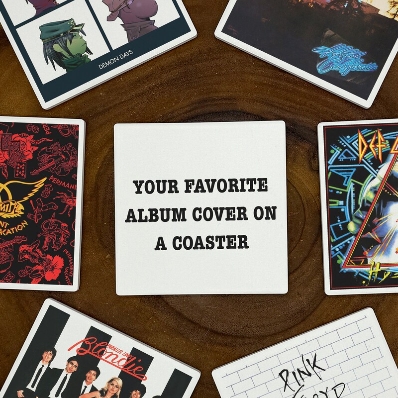 Vinyl Coasters - Etsy