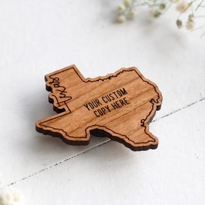 Your State Wooden Magnet, 50 States Wooden Magnet, Engraved Magnet ...