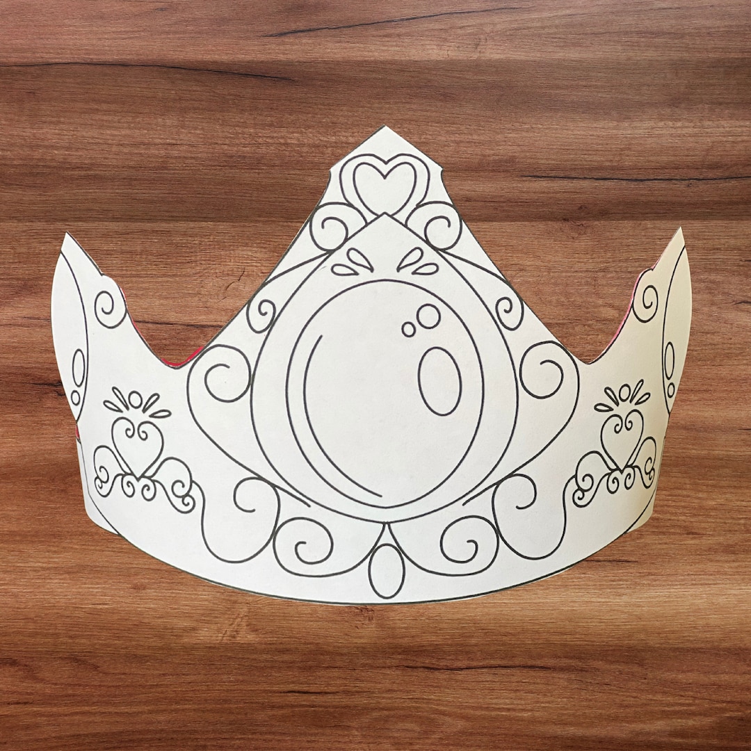 Princess Peach New Super Mario Movie Instant Download Printable Crown ...