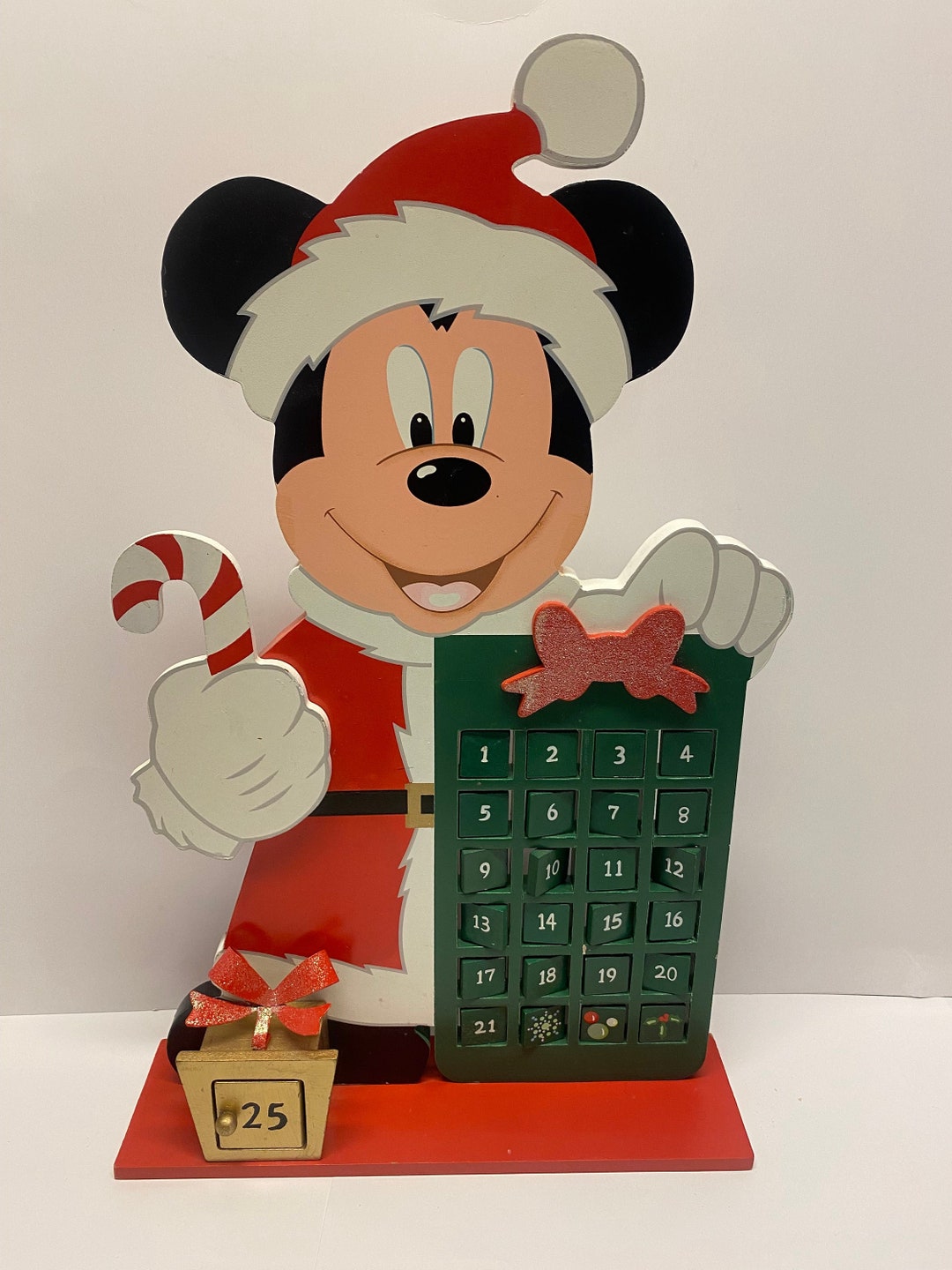 Advent Calendars for Kids Vintage Disney Santa Mickey Mouse - Etsy