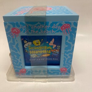 Vintage Enesco Spongebob Squarepants Photo Cube Frame (NIP) - Etsy