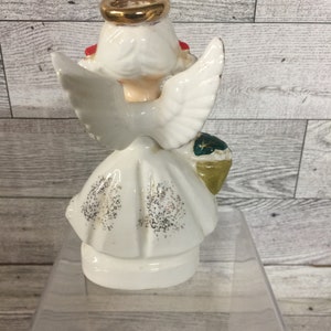 Vintage Lefton December Angel, Christmas Angel Figurine, Birthday Girl ...
