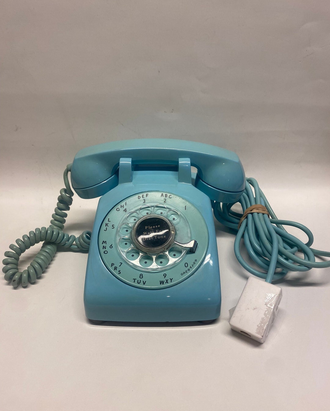 Vintage Western Electric, Turquoise, Rotary Dial Telephone, Model 500 ...